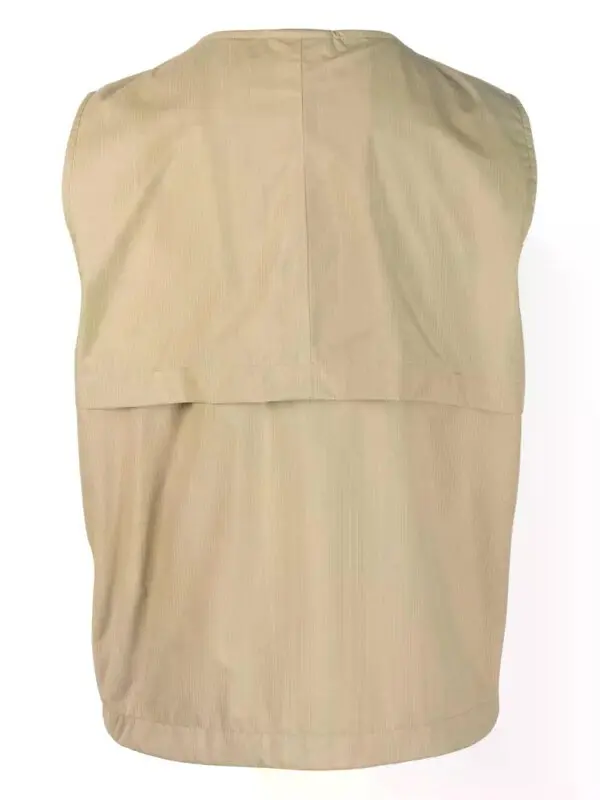 K-WAY Zip-up Gilet - Neutrals