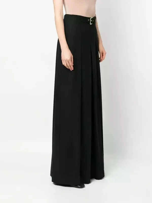 Alberta Ferretti Belted Waist Wide-leg Trousers