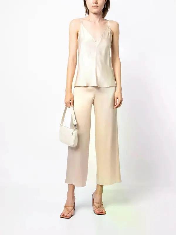 Voz V-neck Silk Camisole Top