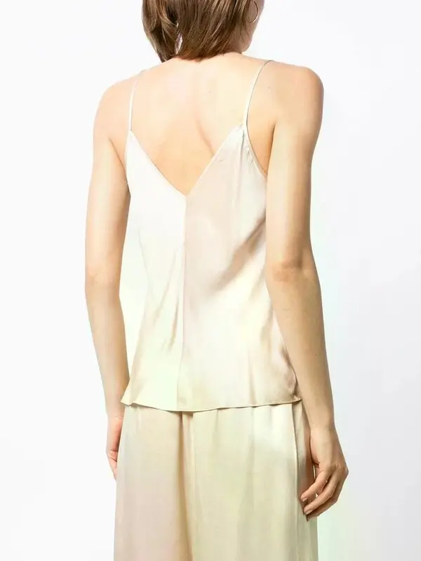 Voz V-neck Silk Camisole Top