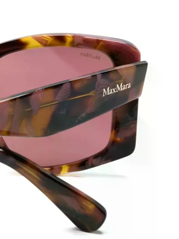 Max Mara Square-frame Sunglasses - Brown