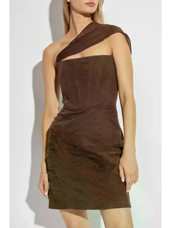 Dsquared2 One-shoulder Mini Dress