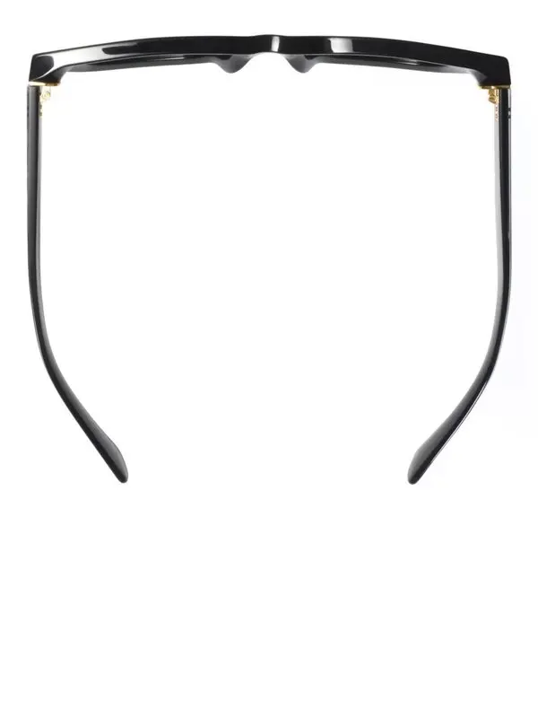 Burberry Cat-eye Sunglasses With Gold-tone Accents
