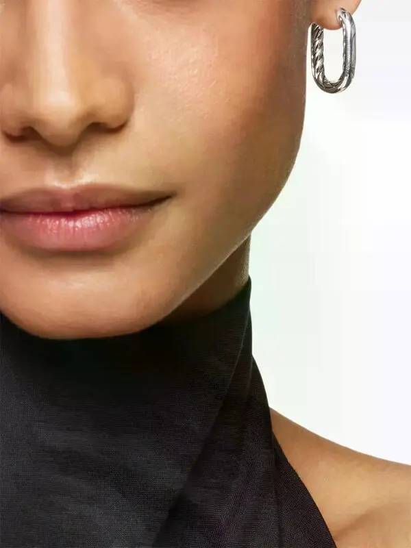David Yurman Sterling Madison Hoop Earrings