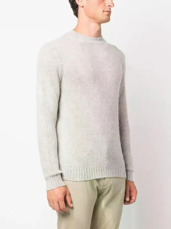 Fedeli Long-sleeve Crew-neck Jumper
