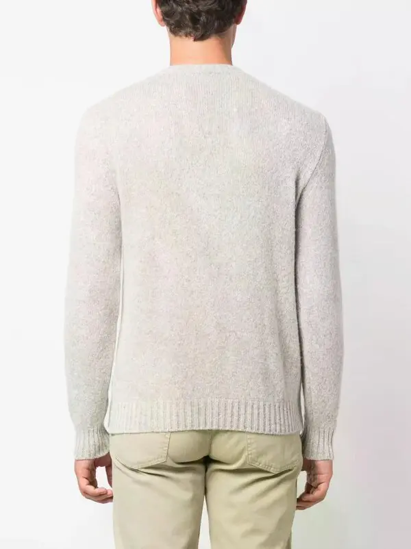Fedeli Long-sleeve Crew-neck Jumper