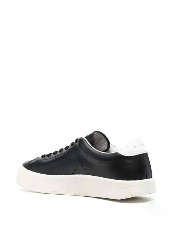 Kenzo Calf Leather Foil Print Low-top Sneakers
