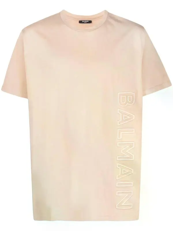 Balmain Logo-embossed Cotton T-shirt