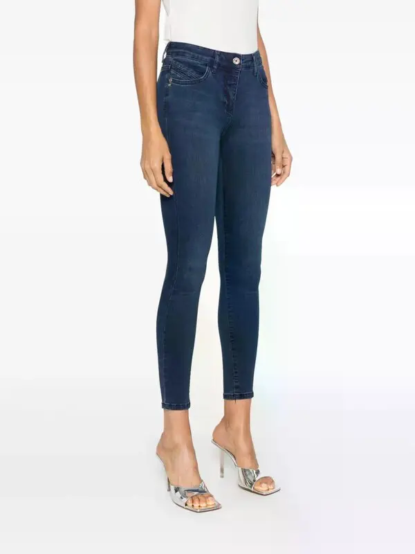 Patrizia Pepe Logo Plaque Skinny Jeans