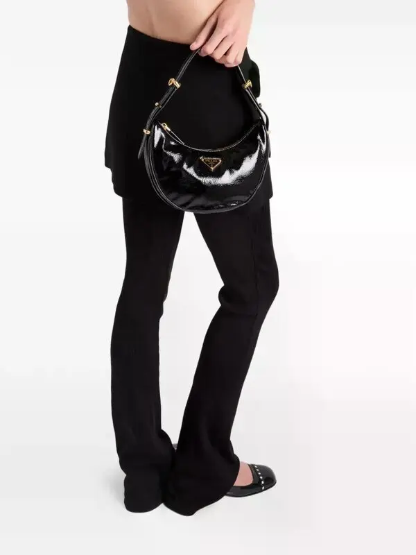 Prada Patent Lambskin Shoulder Bag