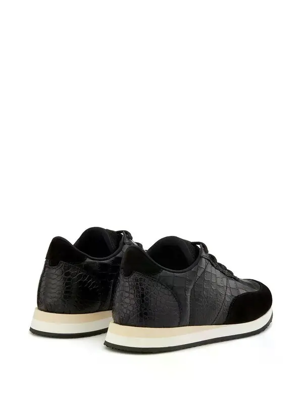 GIUSEPPE ZANOTTI Low Top Panelled Sneakers