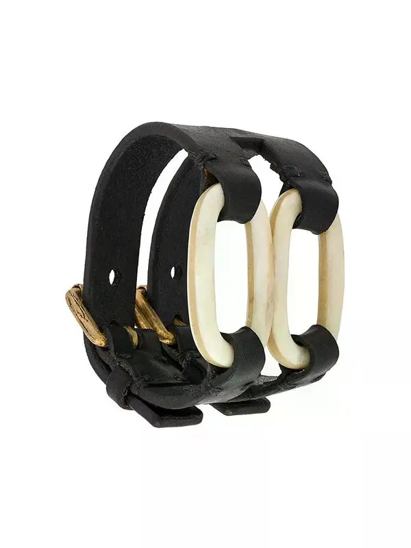 PARTS OF FOUR Link Gauntlet Bracelet - Black