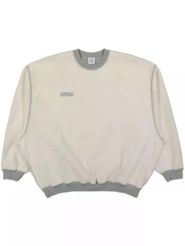 Vetements Logo Print Sweatshirt
