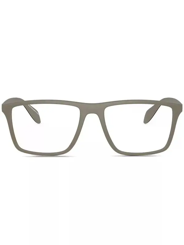 Emporio Armani Rectangle Frame Eyeglasses - Grey