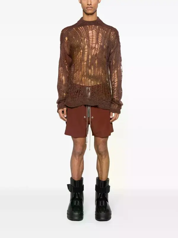 Rick Owens Tommy Lupetto Open-knit Jumper