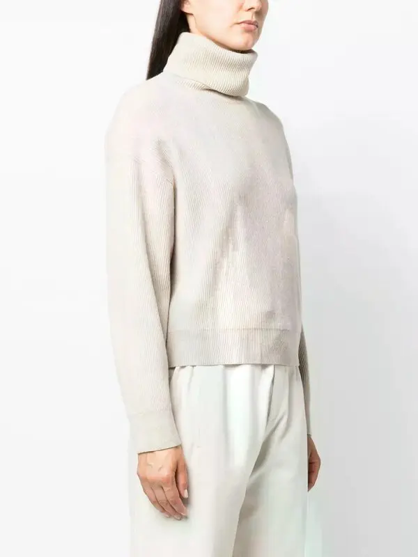 Brunello Cucinelli Ribbed-knit Wool-blend Jumper
