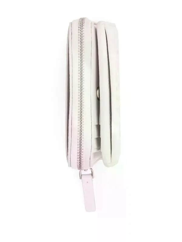 Marc Jacobs The Leather Mini Compact Wallet - White