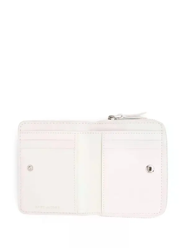 Marc Jacobs The Leather Mini Compact Wallet - White