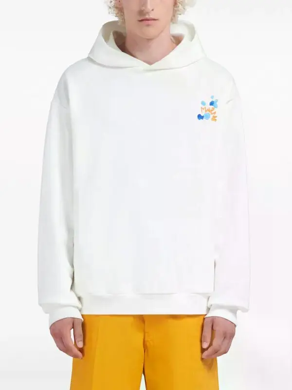 Marni Logo-print Cotton Hoodie