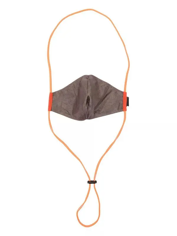 Off-White Arrows-print Face Mask - Orange