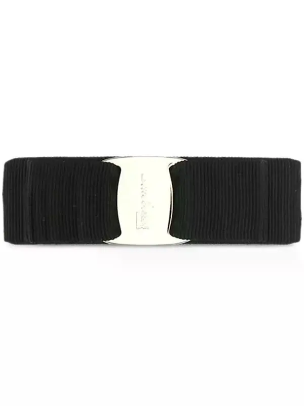 FERRAGAMO Vara Bow Hair Clip - Black