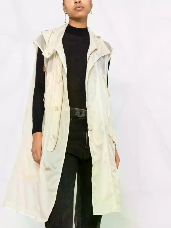 MAISON MARGIELA Belted Hooded Trench Coat