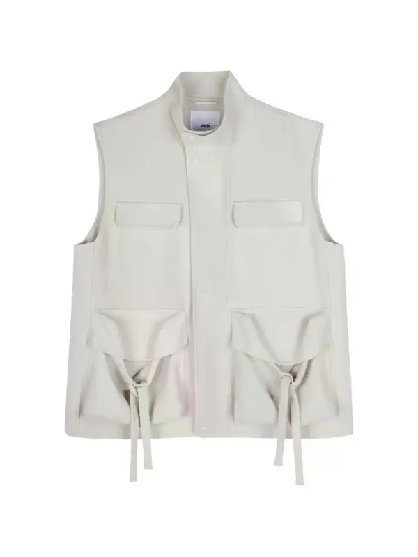 JNBY Multi-pocket Wool Vest - Neutrals