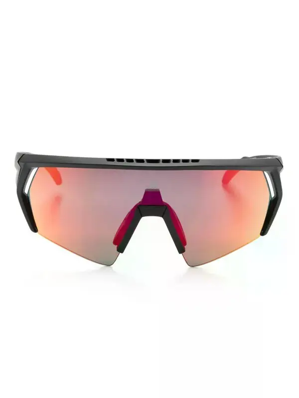 Adidas Sp0063 Shield-frame Sunglasses - Black