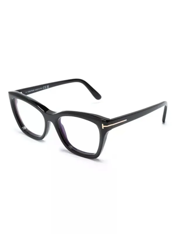 TOM FORD Ft5909b Cat-eye Frame Glasses - Black