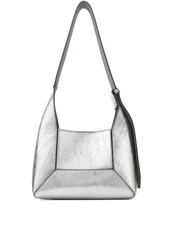 JIMMY CHOO Small Diamond Shoulder Bag - Silver