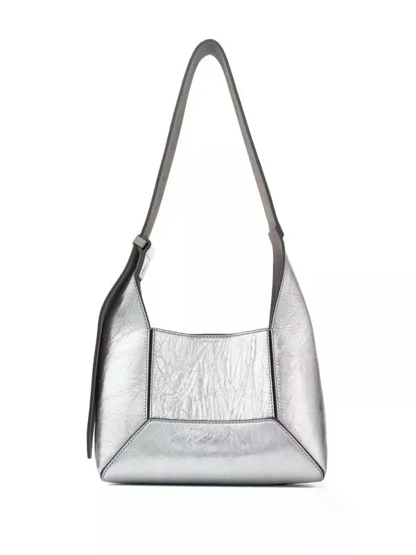 JIMMY CHOO Small Diamond Shoulder Bag - Silver