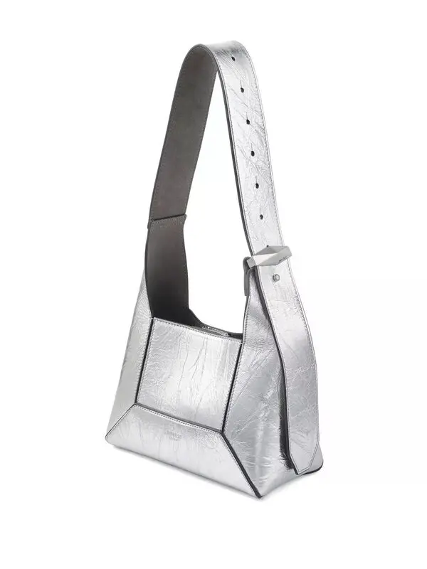 JIMMY CHOO Small Diamond Shoulder Bag - Silver