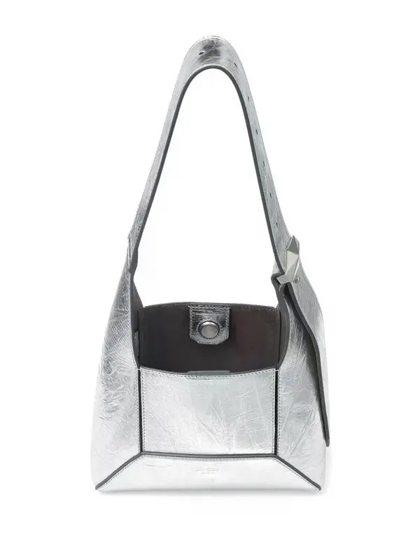 JIMMY CHOO Small Diamond Shoulder Bag - Silver