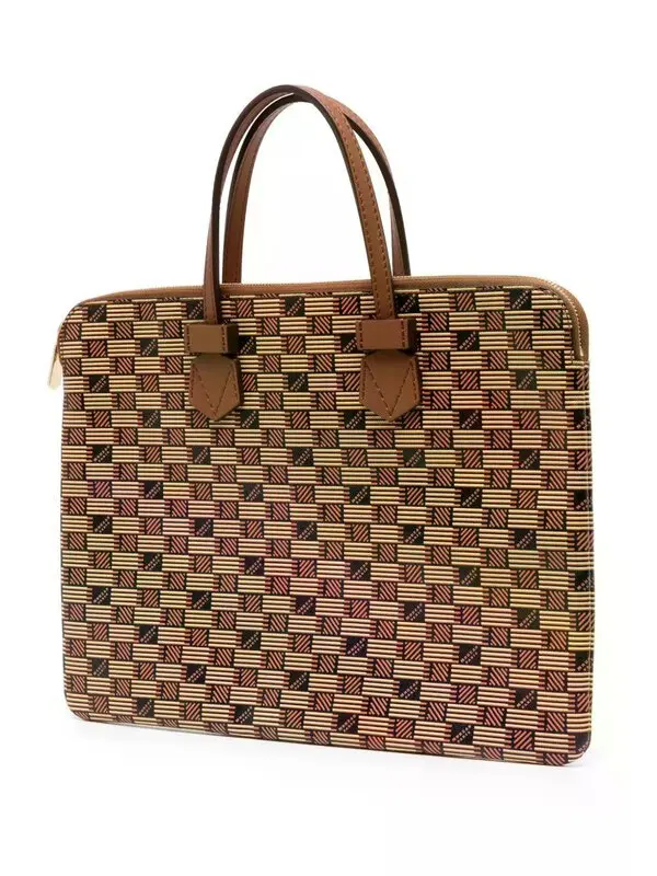 Moreau Monogram-pattern Laptop Case - Multicolour