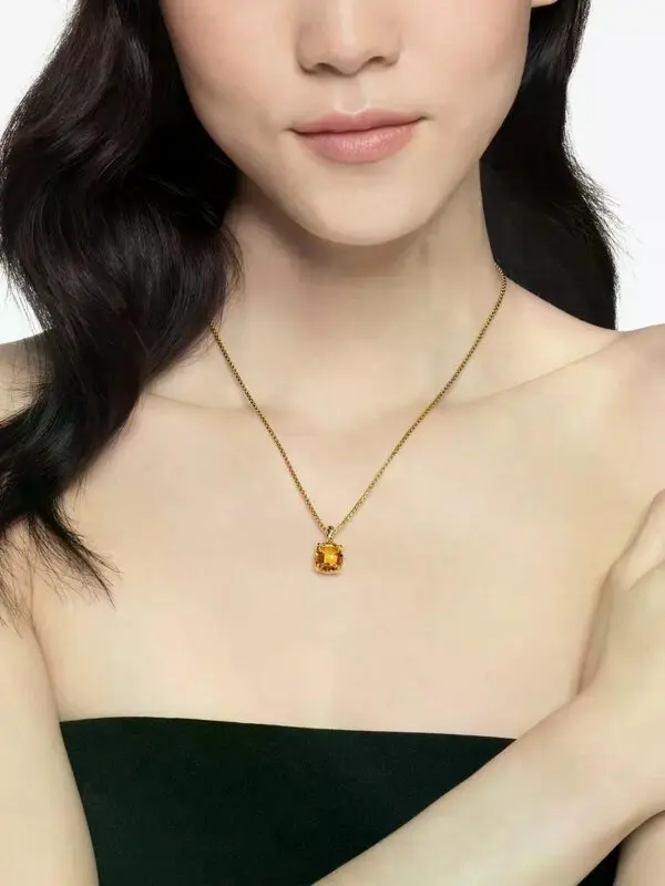 David Yurman 18kt Yellow Citrine Pendant - Gold