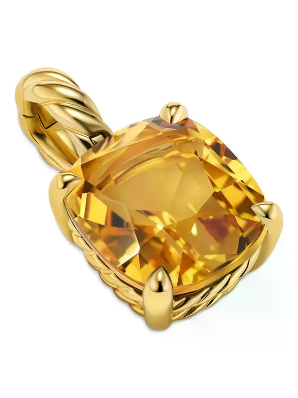 David Yurman 18kt Yellow Citrine Pendant
