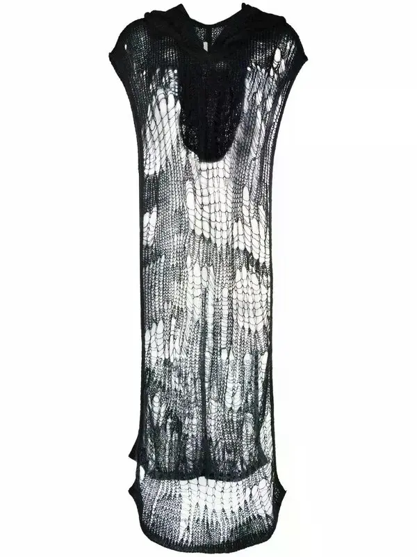 Rick Owens Spider Knit Poncho