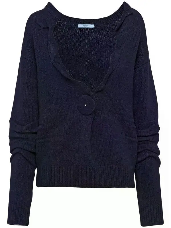 Prada V-neck Cashmere Jumper