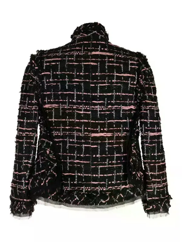 Shiatzy Chen High-neck Tweed Jacket