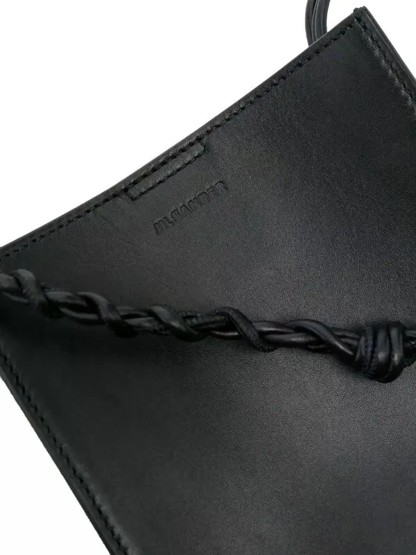 JIL SANDER Braided-strap Leather Shoulder Bag