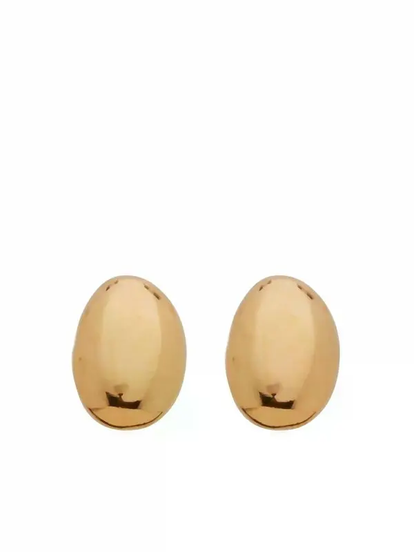 Monica Vinader Mini Nura Nugget Stud Earrings - Gold