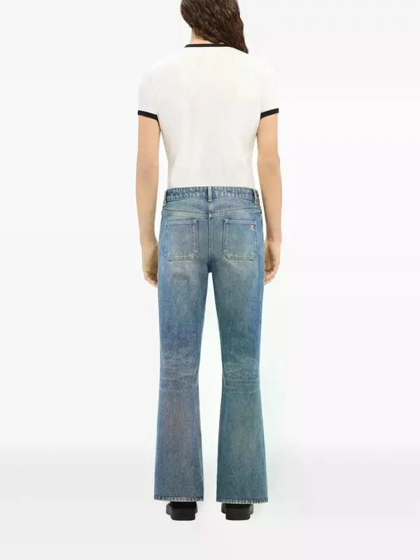 COURREGES Mid-rise Bootcut Jeans