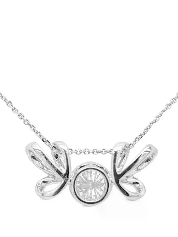 HYT JEWELRY 18kt White Gold Diamond Pendant Necklace - Silver