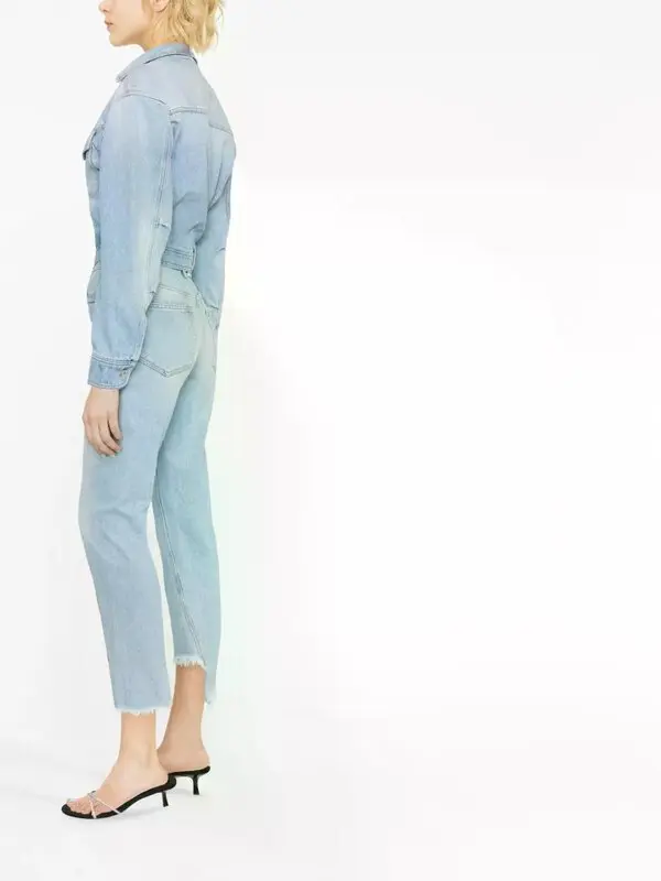 Off-White Cropped Denim Jacket