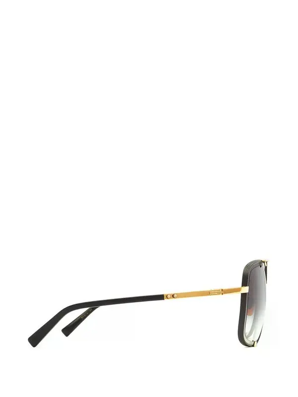 Dita Mach-five Pilot-frame Sunglasses - Black