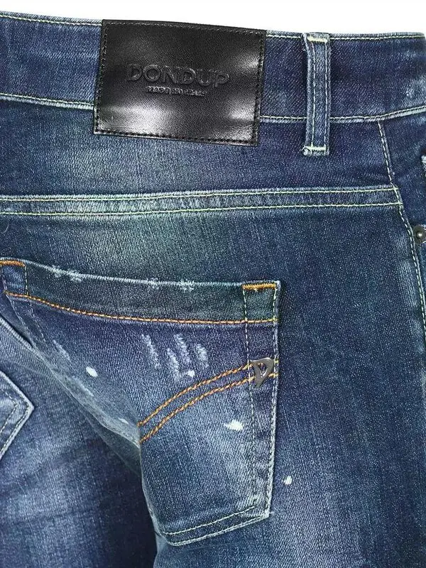 DONDUP 5-pocket Jeans With Distressed Finish