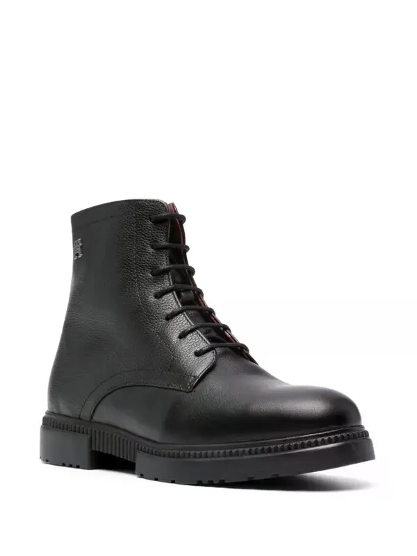 Tommy Hilfiger Lace-up Leather Boots