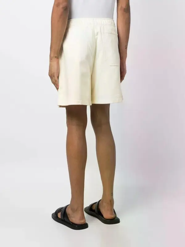BODE Cotton Track Shorts With Logo Print