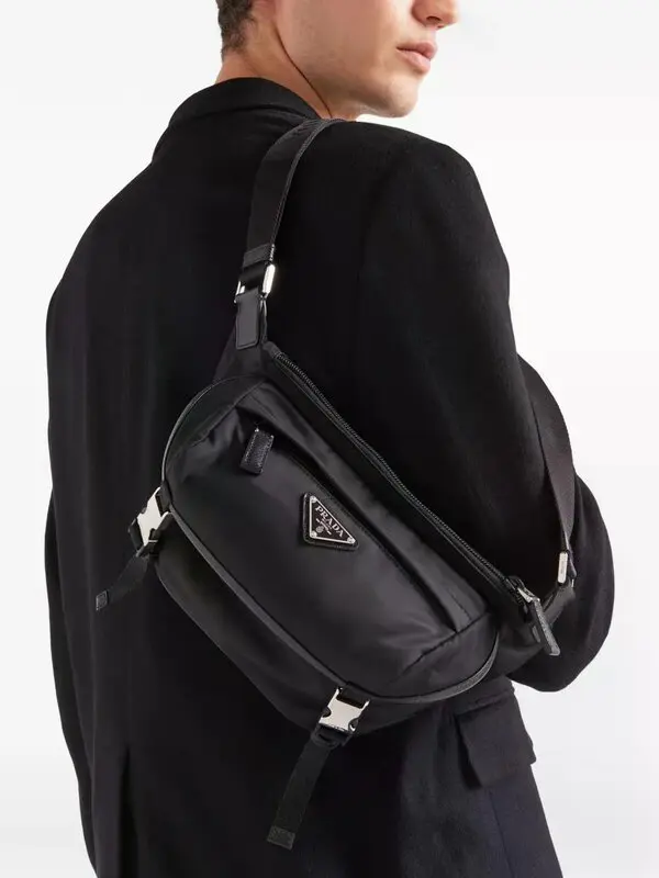Prada Re-nylon Triangle-logo Shoulder Bag