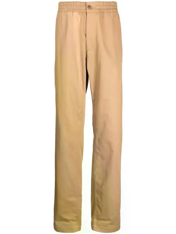Maison Kitsuné Mid-rise Straight-leg Trousers